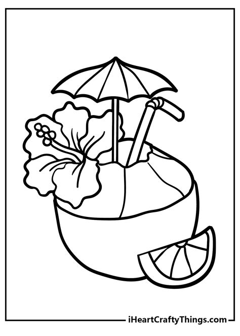 Island Themed Coloring Pages 2025