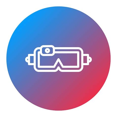 Ar Glasses Icon Vector Image Can Be Used For Augmented Reality