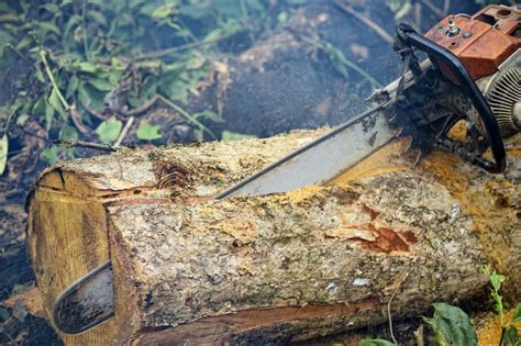 How To Cut A Log Lengthwise With A Chainsaw Kyles Garage