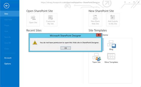 How To Open Sharepoint Designer