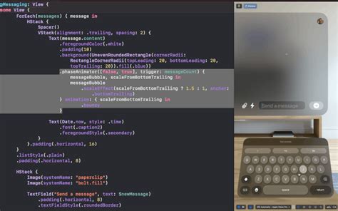 Amos Gyamfi On Linkedin Chat Messaging Visionos Swiftui Visionpro Xcode15