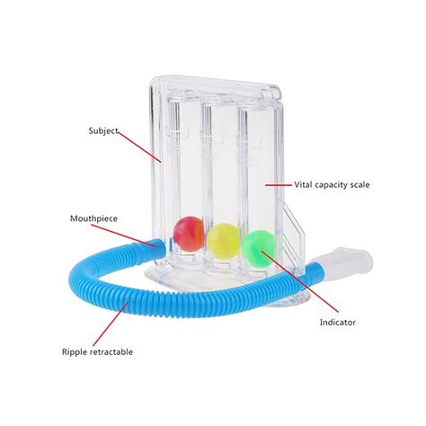 Disposable Medical 3 Ball Exerciser Spirometry Device China Sups