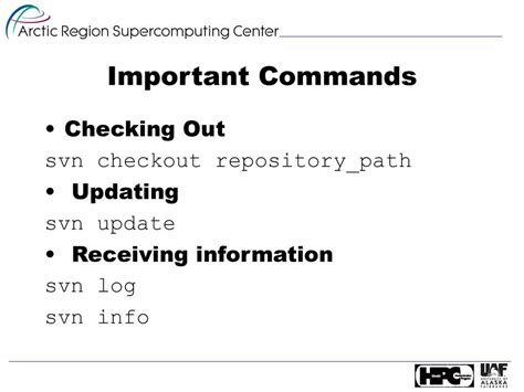 subversion reasons to use how it works subversion important commands