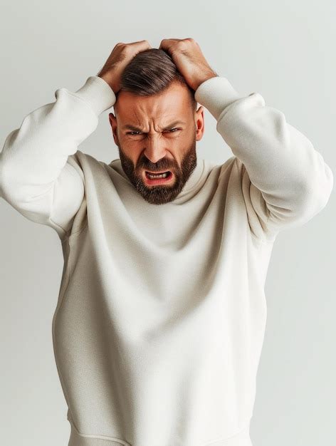 Premium Photo A Magazine Cover Minimalist Photo A Man Of Years Old