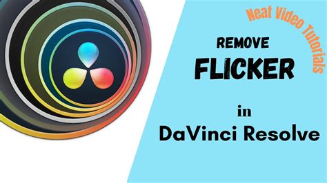 How To Remove Flicker In Davinci Resolve Youtube