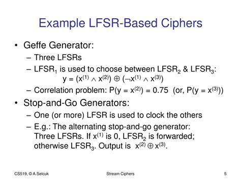 Ppt Stream Ciphers Powerpoint Presentation Free Download Id3107395