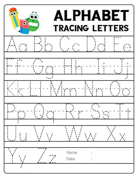 Printable Letter Tracing Preschool Letter Tracing Worksheets