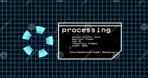 Programing Coding Process On Terminal Control Panel Data Processing
