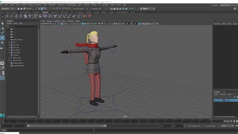 How Do I Export My Rigged Character Step By Step So I Can Import In In Another Maya Scene And
