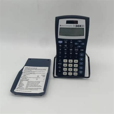 Texas Instruments Ti 30x Iis Scientific Calculator 10 Digit Lcd Black