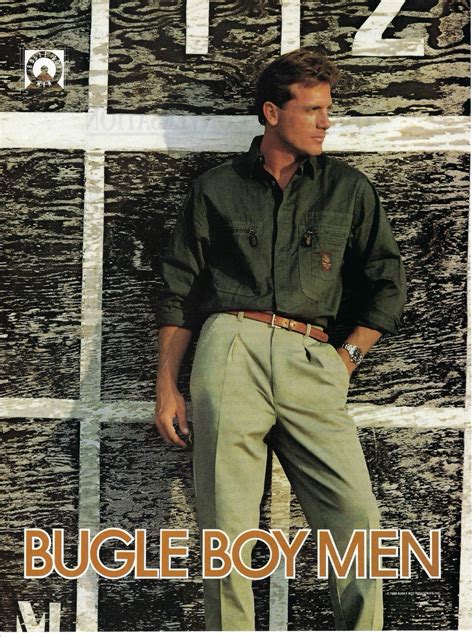 1988 Bugle Boy Men Industries Clothing Fashion Man Vintage Print Ad
