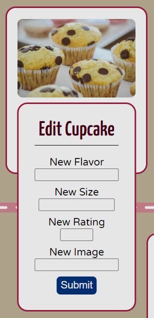 Github Acollinocupcakes A Cupcake Menu With A Json Api That Allows Addingdeletingediting