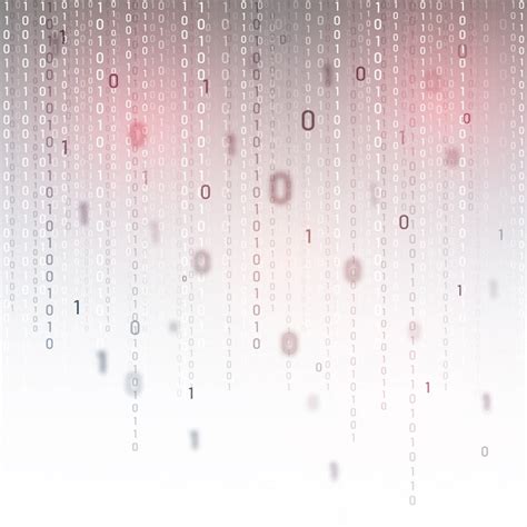 추상 이진 코드 배경 프리미엄 벡터