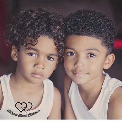 Uincy4 Yrs Old And Dominic5 Yrs Old African American And Hispanic