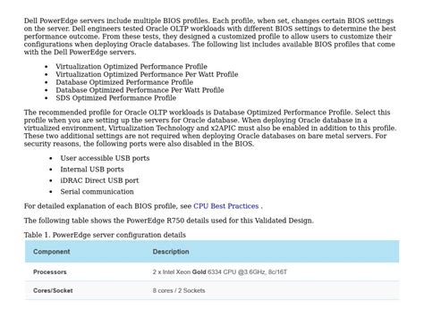 Poweredge Servers Modernize Your Oracle Database Server Platform And