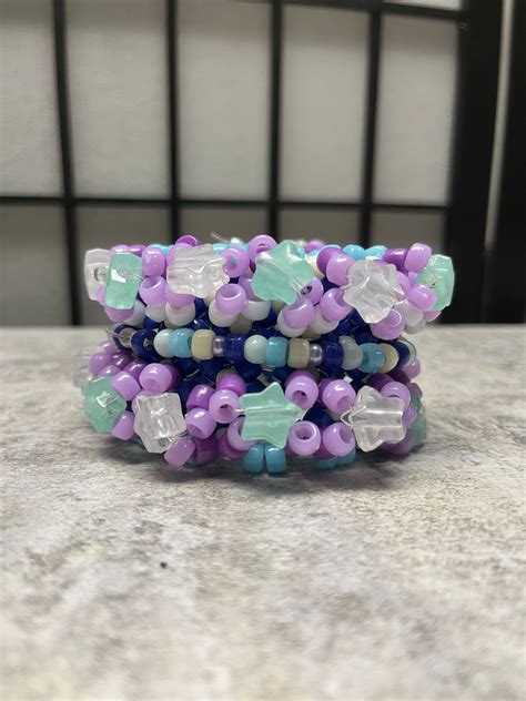 Epic Kandi Rotating Cuff With Glow In The Dark Stars Etsy