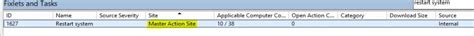 Restart Windows Server Using Fixlet In Rest Api Content Authoring