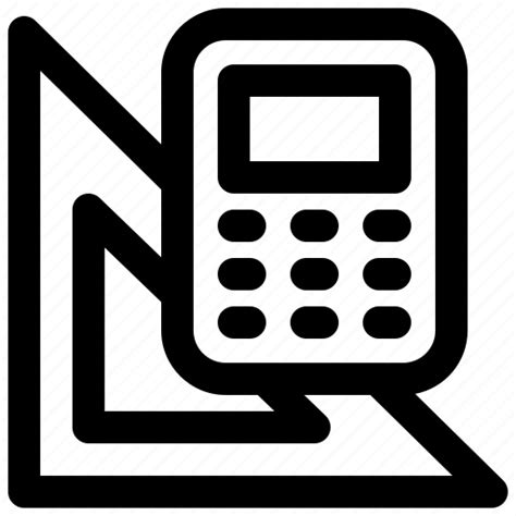 Education Math Ruler Calculator Icon Download On Iconfinder