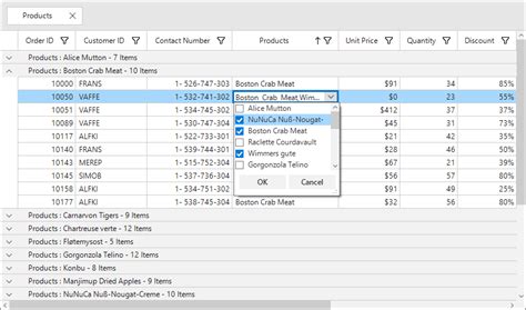 Column Types In Winforms Datagrid Control Syncfusion®