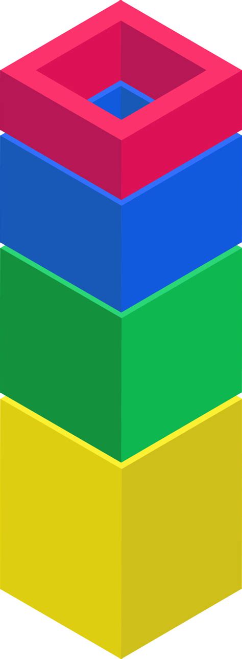 3d Colorful Cube Block Infographic Graph 24243600 Vector Art At Vecteezy