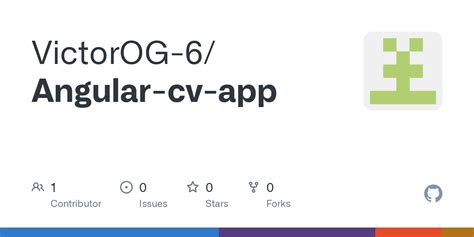 Github Victorog 6angular Cv App
