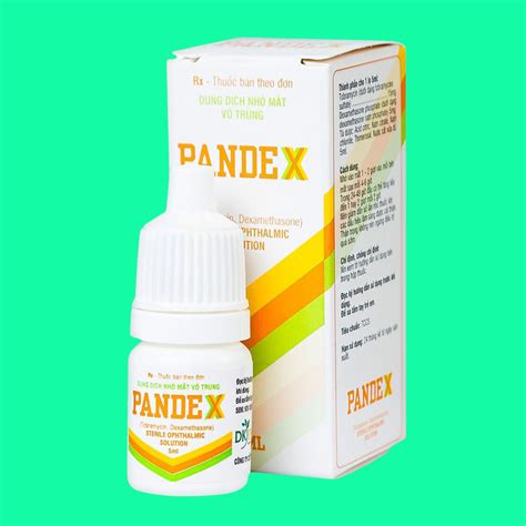 Thuốc Nhỏ Mắt Pandex điều Trị Viêm Giác Mạc Viêm Kết Mạc Nhãn Cầu