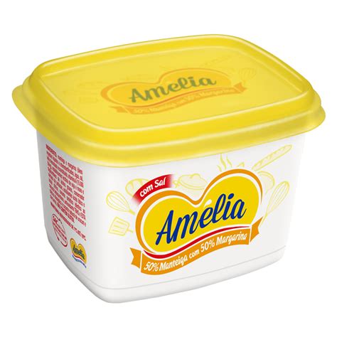 Mix De Margarina E Manteiga Cremosa Com Sal Amélia 500g Carrefour