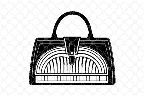 Purse Svg Vintage Retro Handbag Svg 02 Graphic By