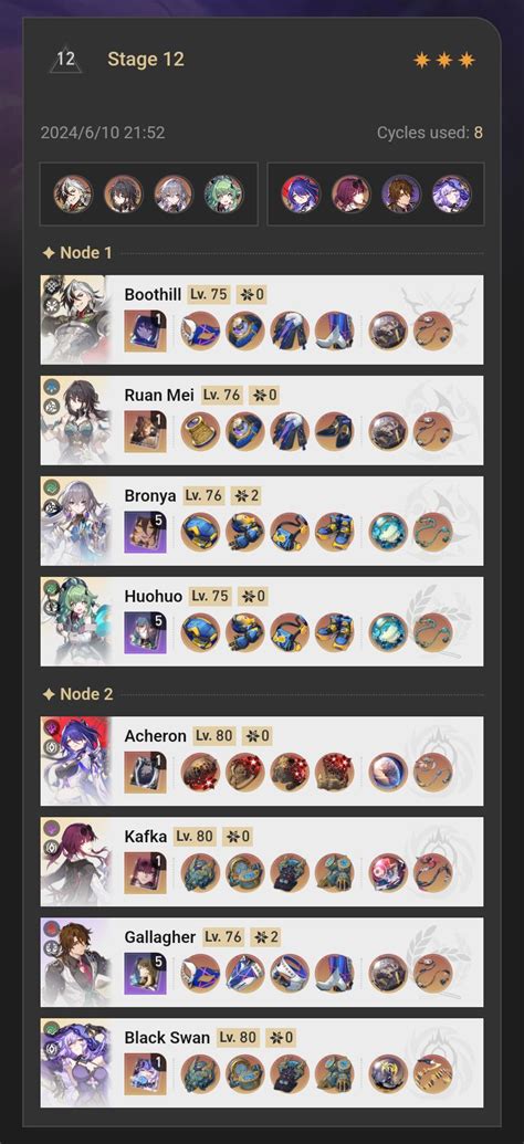 No Eidolons Except For Bronya And Gallagher Honkai Star Rail Hoyolab