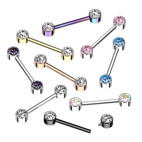 Nipple Rings And Nipple Barbells 14g Nipple Body Jewellery Australia