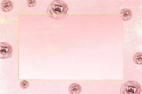 Rectangle Paper Craft Flower Frame Vector Premium Image By Rawpixel