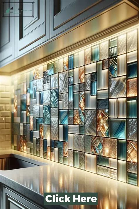 30 Stunning Glass Tile Backsplash Ideas To Elevate Your Kitchen Design