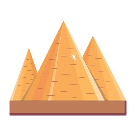 Premium Vector Trendy Flat Vector Illustration Of Pyramids
