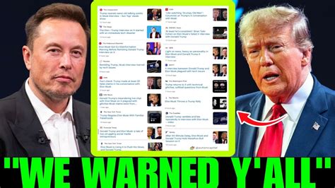 The LEFT PANICS As Elon Musk Donald Trump Command Millions Of