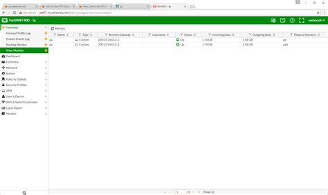 Palo Forti IPv Forti IPsec Monitor Weberblog Net