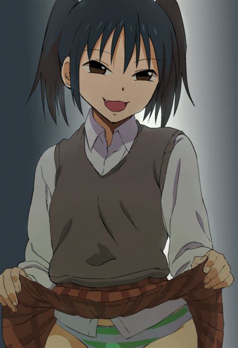 Rule 34 Black Eyes Blue Hair Clothes Lift Commentary Request Danshi