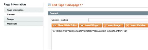 Calling The Phtml File From Cms Page Magento 1x Coders Folder