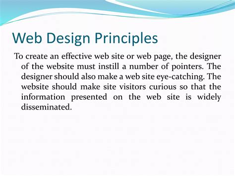 Web Design Principles PPT