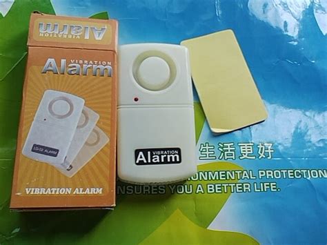 120db 미니 지진 탐지기 초인종 도난 방지 홈 보안 진동 센서 도난 방지 시스템 창고 문 정지 재난 구호 물품