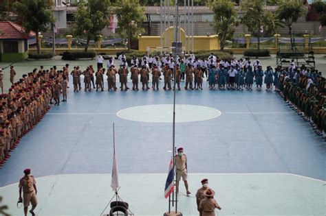 พิธีเปิดประชุมกองลูกเสื โรงเรียนสุขุมนวพันธ์อุปถัมภ์ ส อ