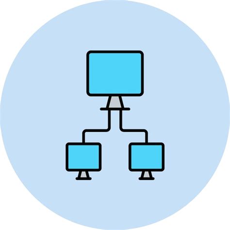Premium Vector Computer Networking Flat Illustration