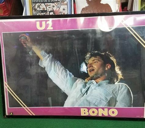 U2 Bono Poster New 1987 Rare Vintage Collectible Oop Licensed 4636985117