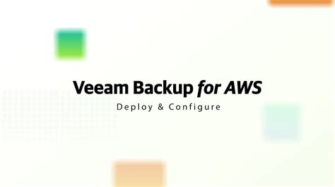 AWS Backup Recovery Solutions Veeam