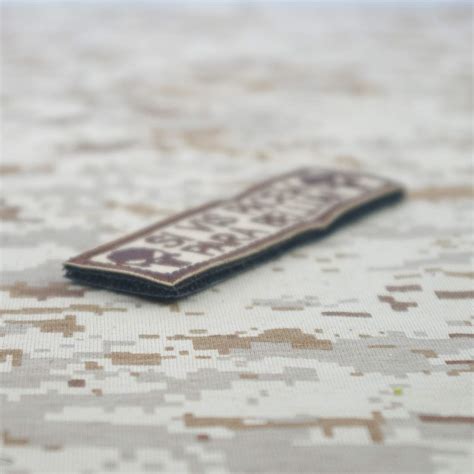 Si Vis Pacem Para Bellum Punisher Embroidered Brown Patch With Velcro Airsoft