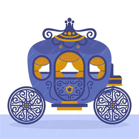 Free Vector Beautiful Fairytale Cinderella Carriage