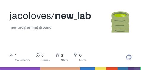 github jacoloves new lab new programing ground