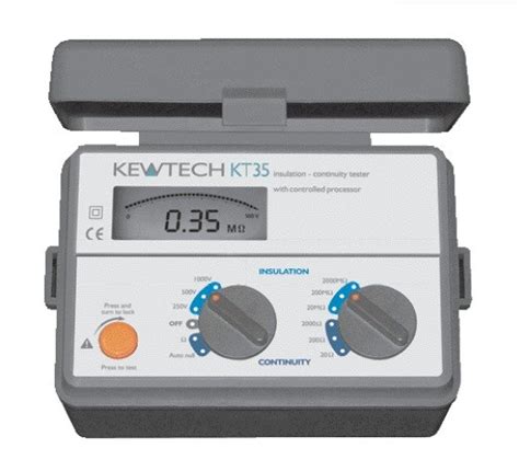 Kewtech KT Digital Insulation Continuity Tester UKES