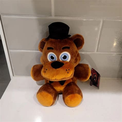Five Nights At Freddys Jazwares 8” Plush Glow Eyes Fnaf Classic Freddy
