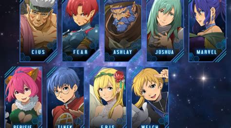 Star Ocean First Departure R Character Profiles For Phia Ashlay Ioshua Erys Mavelle Pericci