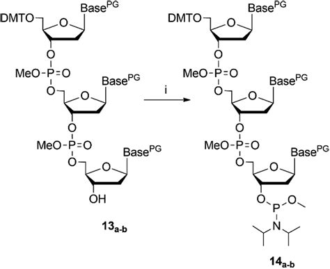 Synthesis Of Fully Protected Trinucleotide Building Blocks On A